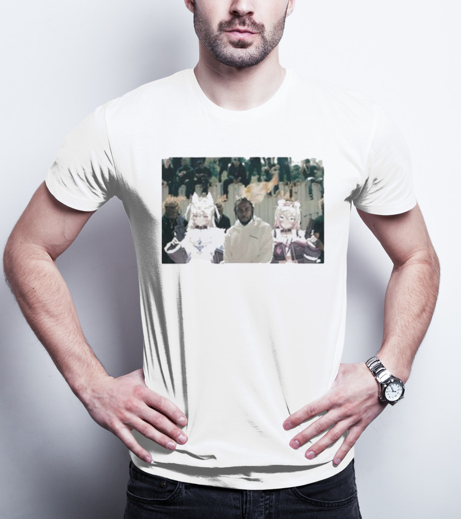 Yaruki FWMC Kendrick Good Dogs Maad City Anime Crossover T-Shirt