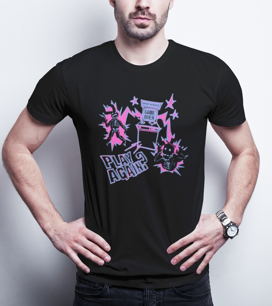 Shadow Freddy And Shadow Bonnie Game Over Play Again? T-Shirt