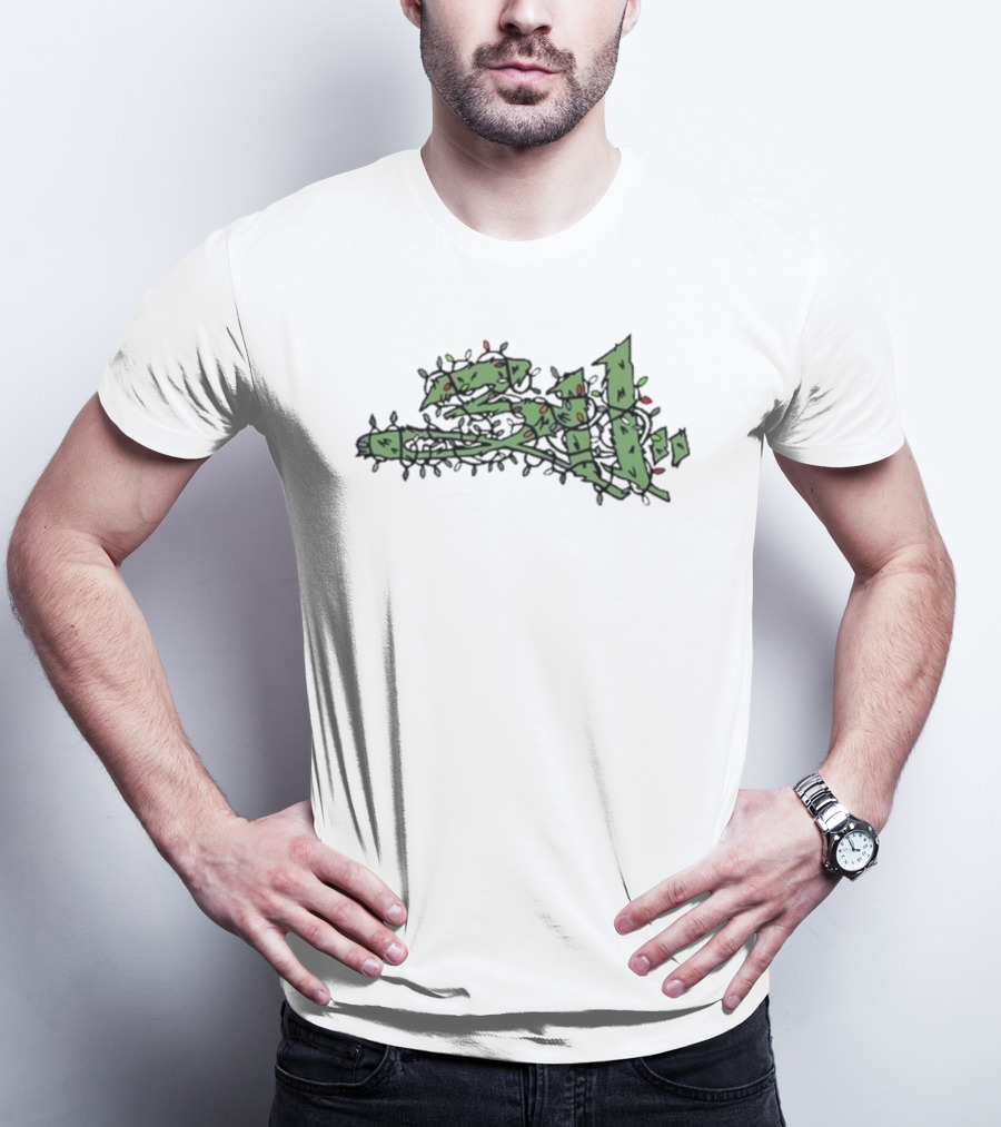 311 Wrapped Christmas Lights Tree T-Shirt