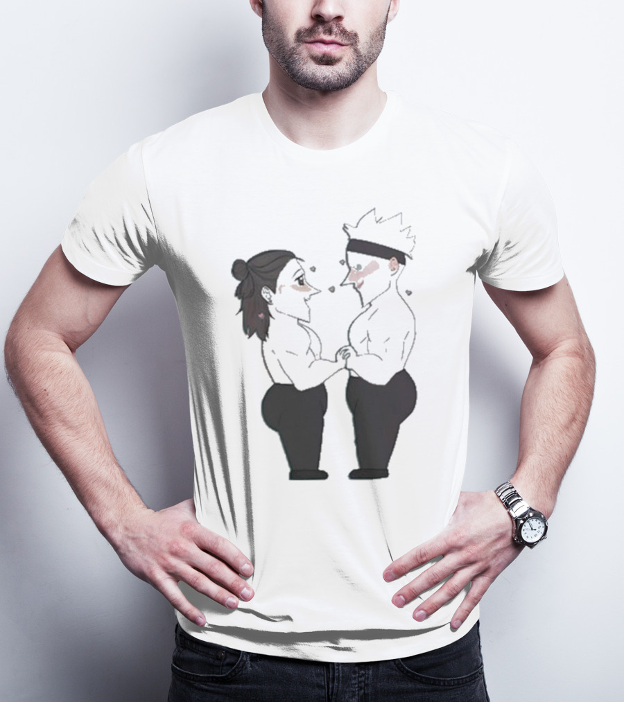 Buboosenchan’s Anime Couple Romance Holding Hands T-Shirt