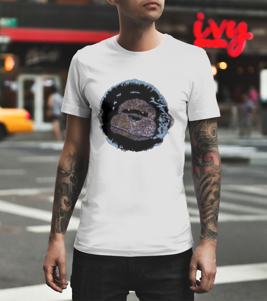 Christmas Dinosaur Jr Gorilla Head T-Shirt