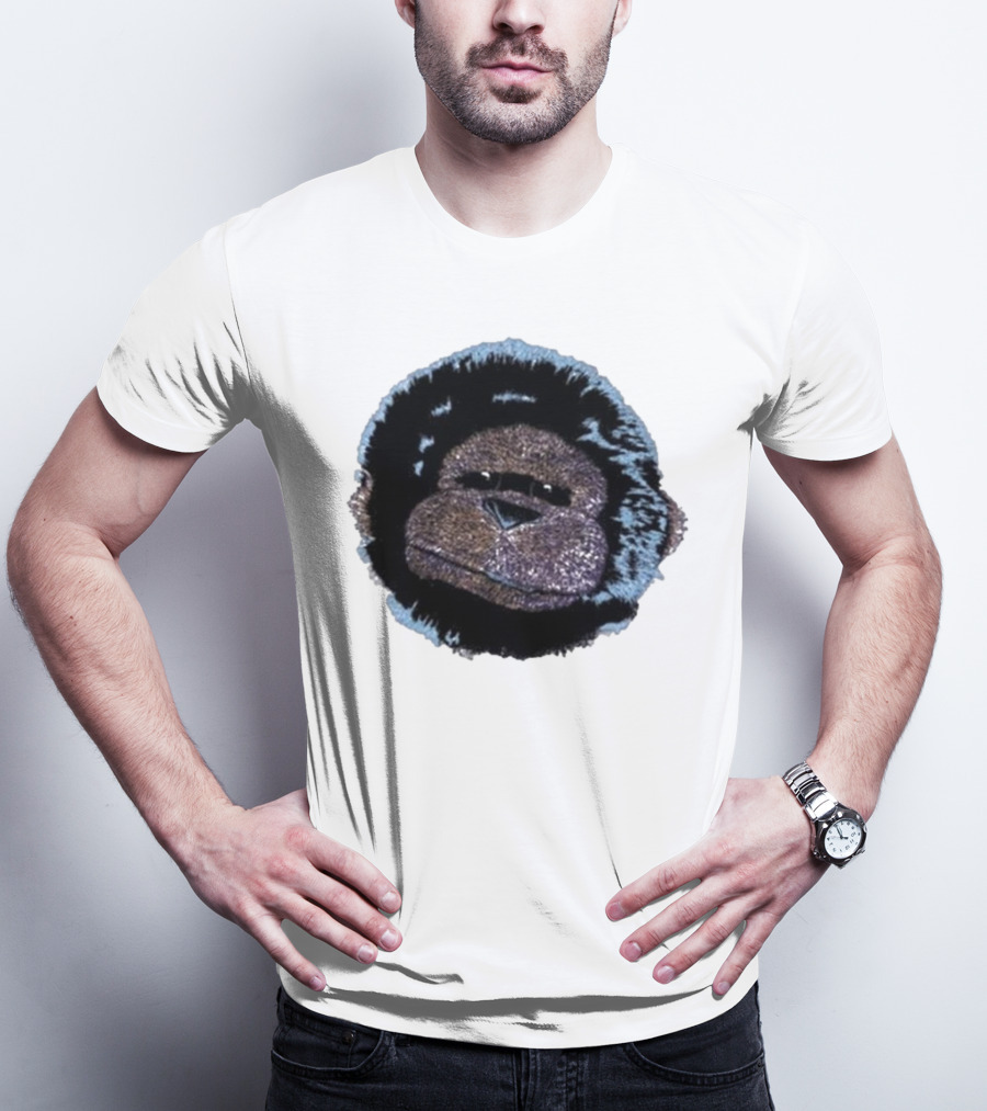 Christmas Dinosaur Jr Gorilla Head T-Shirt