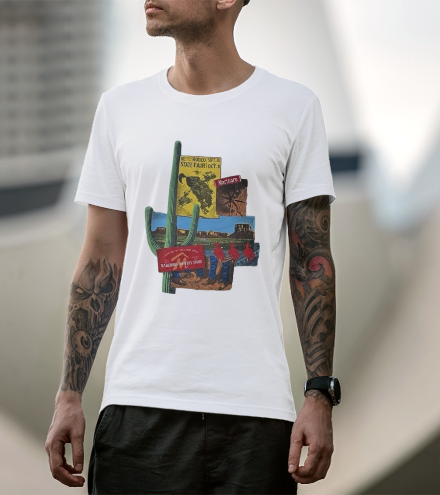 Rodeo State Fair Marlboro Country Store Wild West Promo T-Shirt