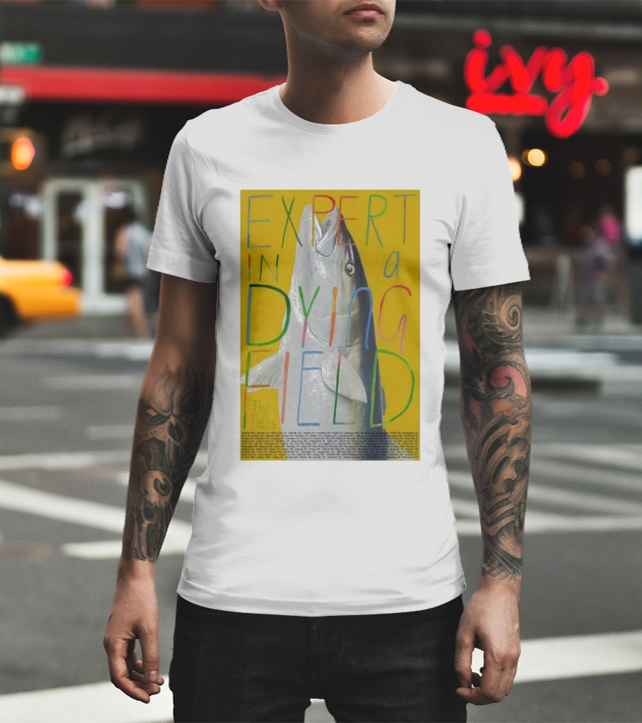Expert In A Dying Field The Beths Colorful Lettering Fish Image T-Shirt