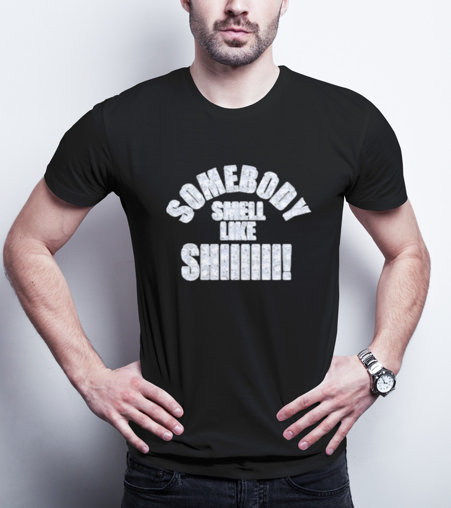 Druski Somebody Smell Like ShiiiiI Diamond Text T-Shirt