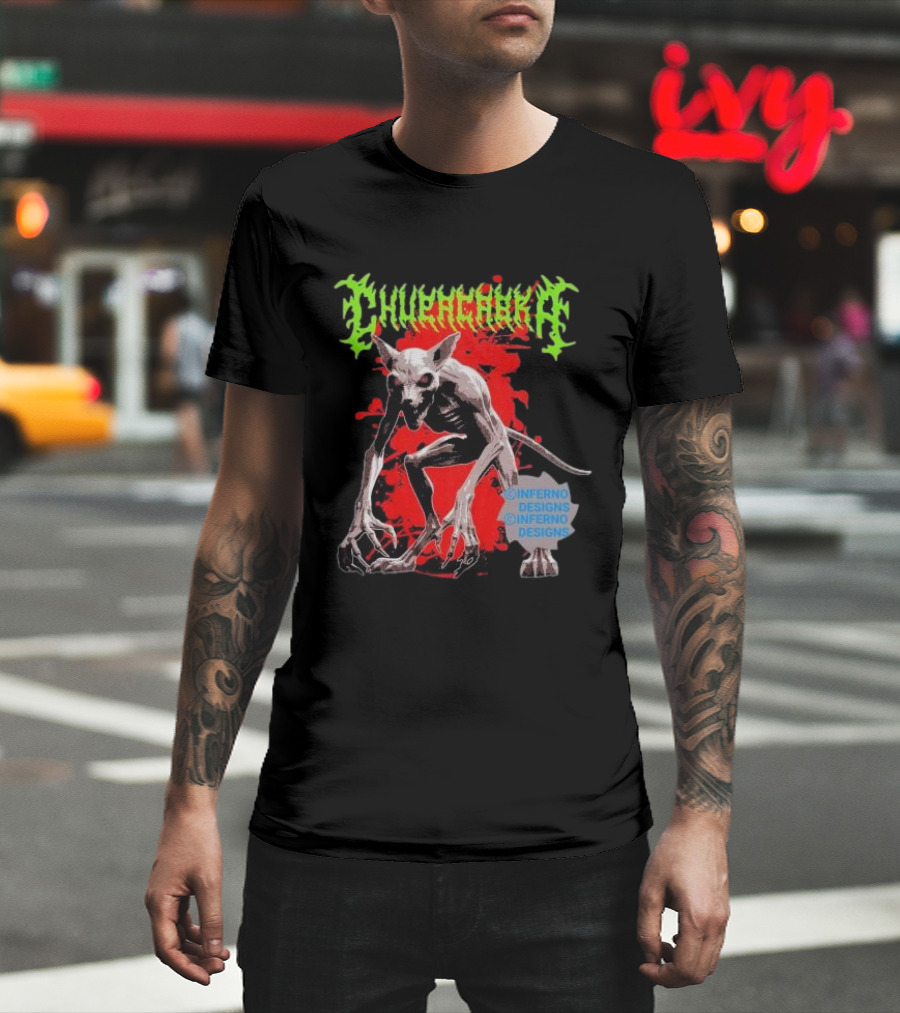 Chupacabra Cryptid Metalcore Inferno T-Shirt