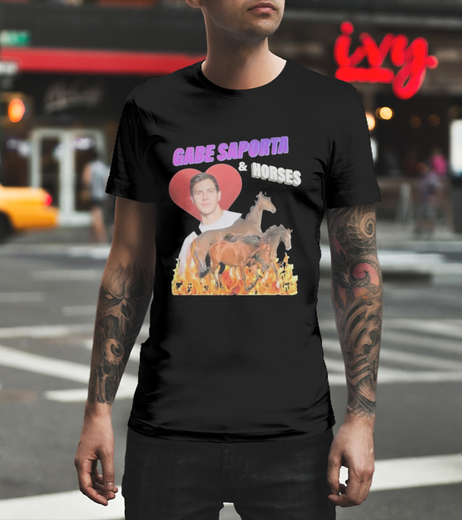 Gabe Saporta And Horses T-Shirt