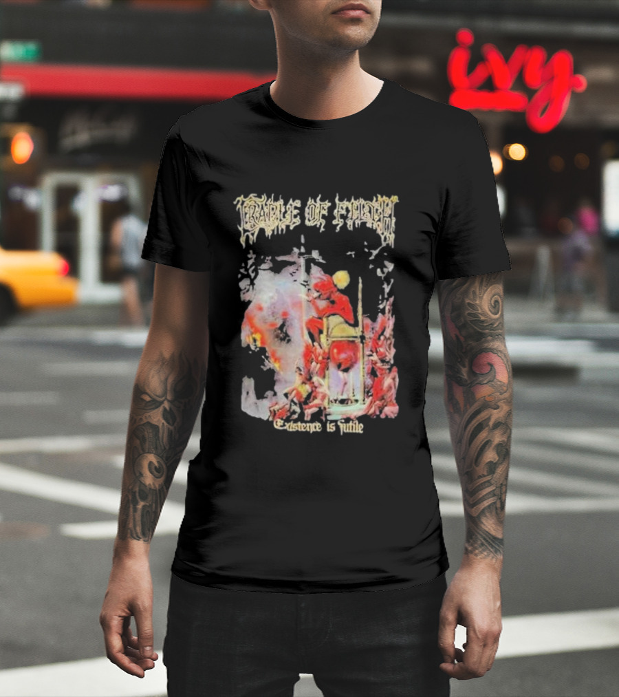 Cradle Of Filth Existence Is Futile Dark Gothic T-Shirt