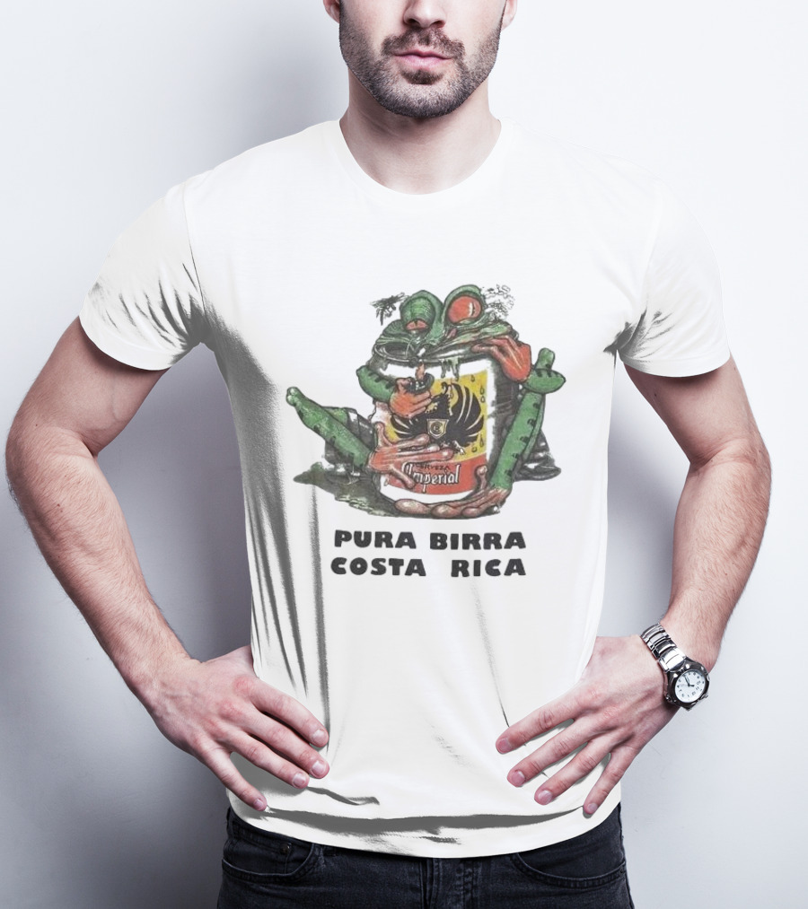 Imperial Cerveza Pura Birra Costa Rica Beer Promo T-Shirt