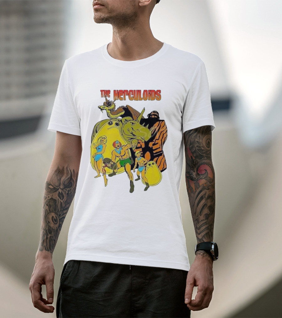 The Herculoids Classic Adventure Cartoon Characters T-Shirt