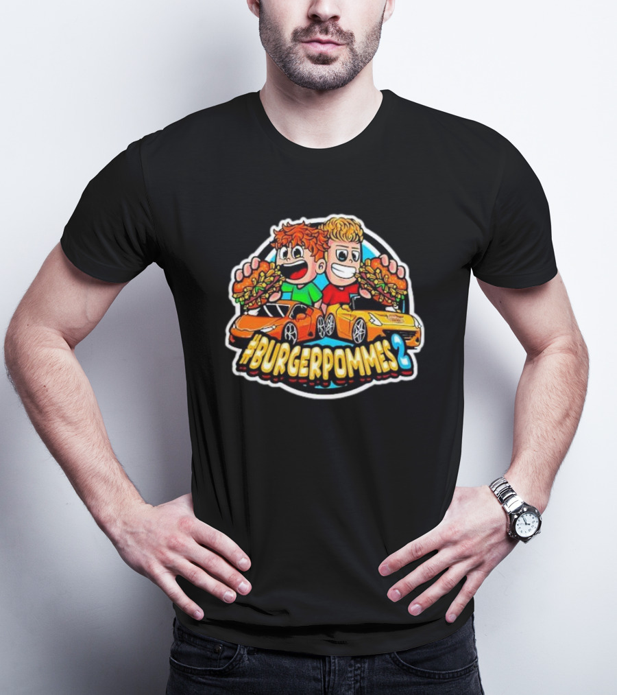 Burgerpommes 2 Lukasbs Racing Cars Burgers T-Shirt