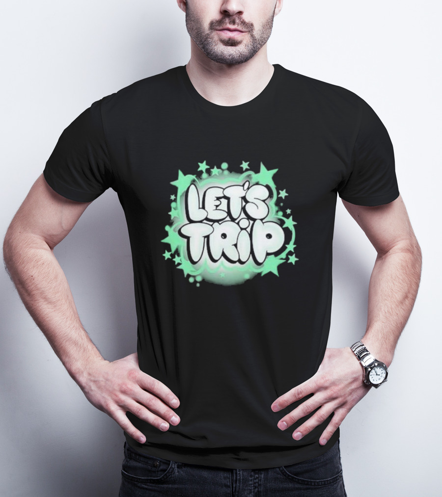 Sturniolo Let's Trip Airbrush Stars T-Shirt
