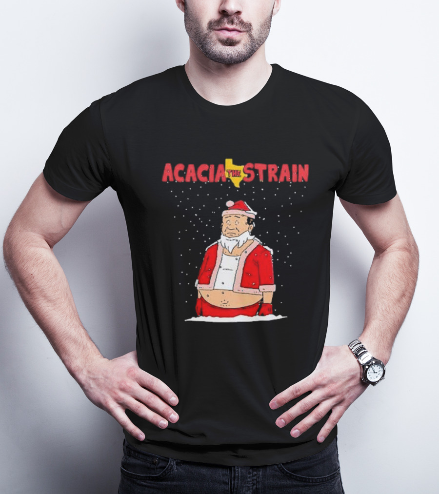 Acacia The Strain Texas Santa Snowstorm T-Shirt