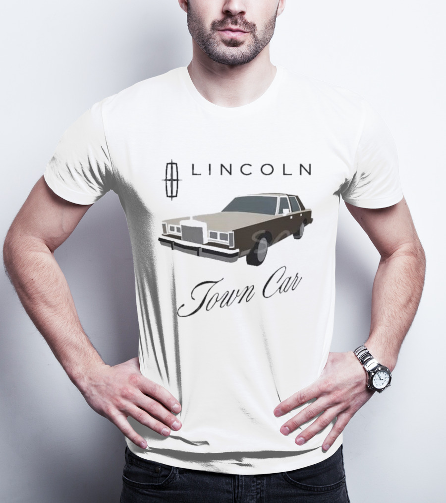 Lincoln Town Car Vintage Sedan Icon T-Shirt