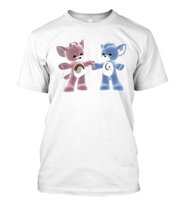 Carebear Rainbow And Moon Friends T-Shirt
