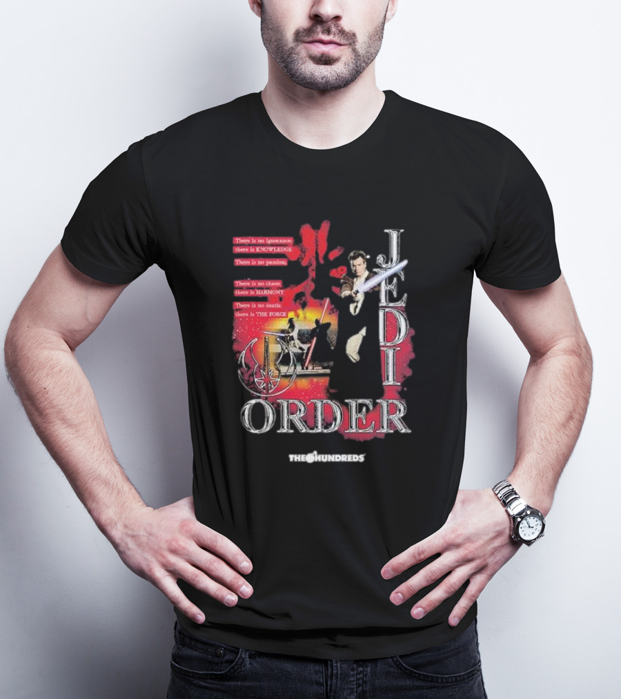 Jedi Order Code Knowledge Harmony Force The Hundreds Star Wars T-Shirt