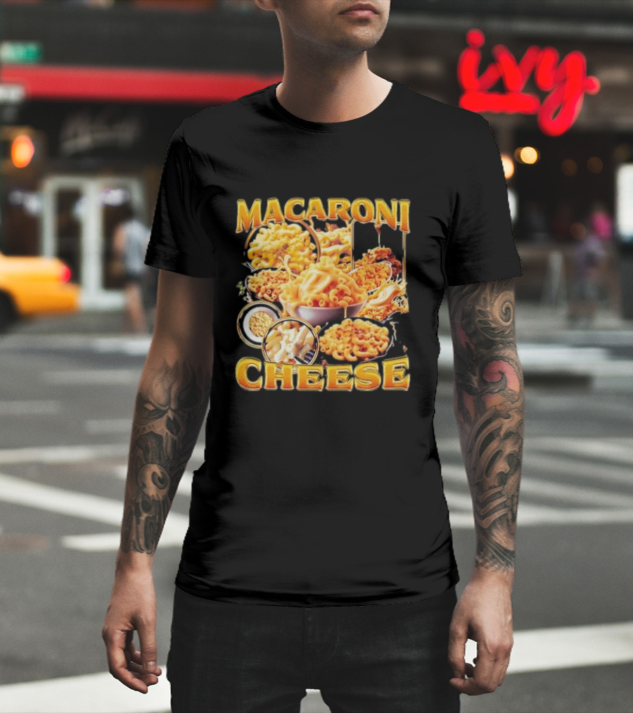 MACARONI CHEESE DELICIOUS VARIETIES IN VIBRANT T-Shirt