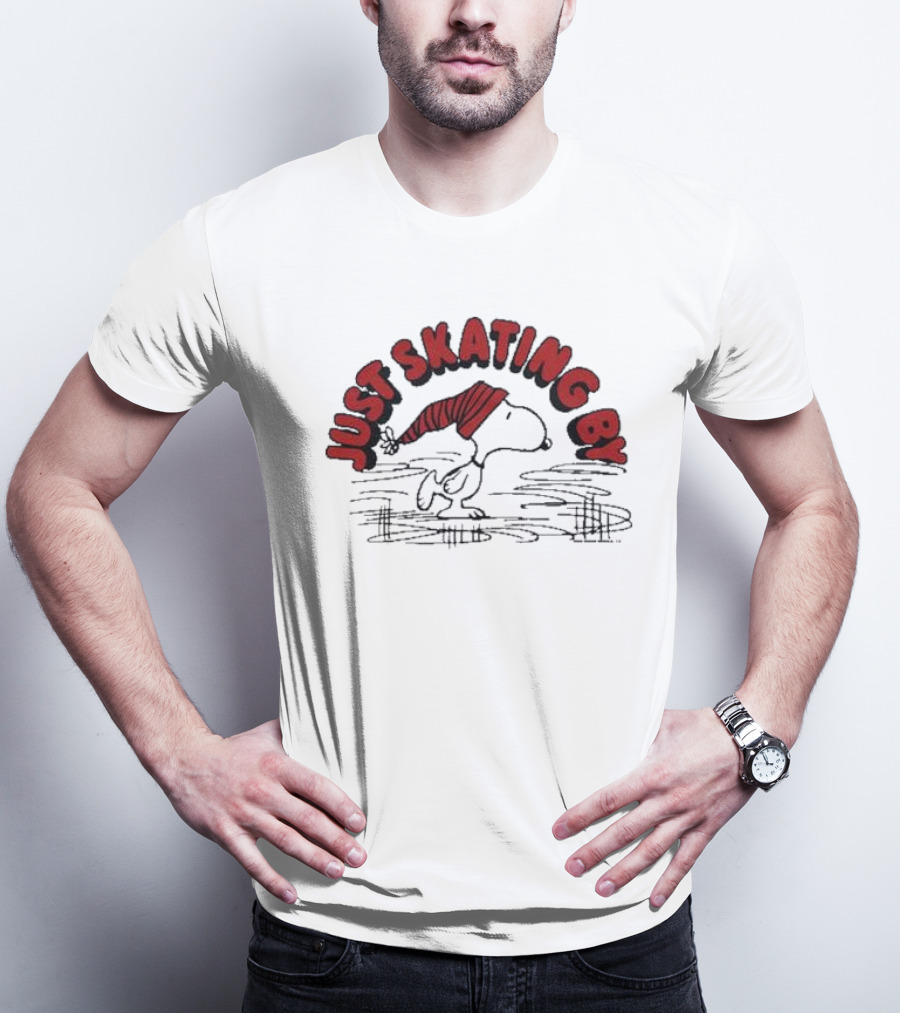 Peanuts Snoopy Just Skating By T-Shirt