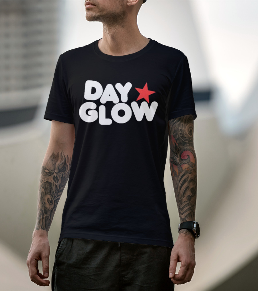 Day Glow Red Star T-Shirt