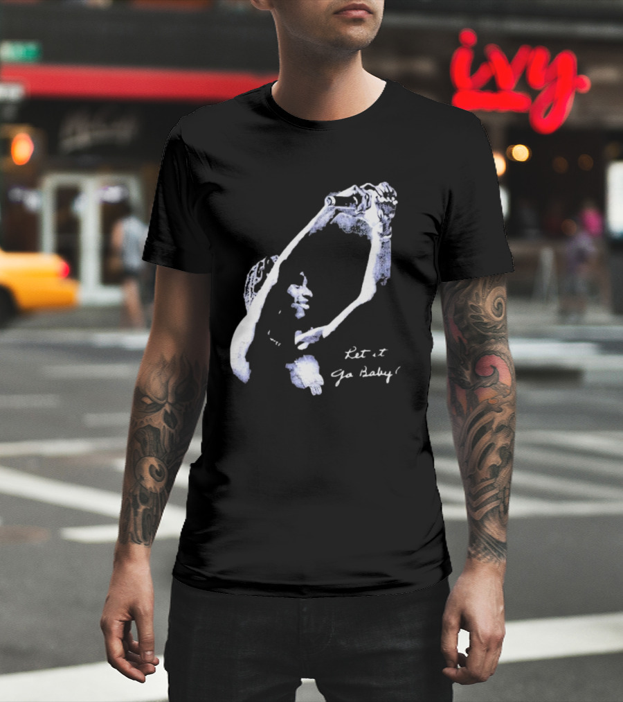 Let It Go Baby Vintage Music Expression T-Shirt