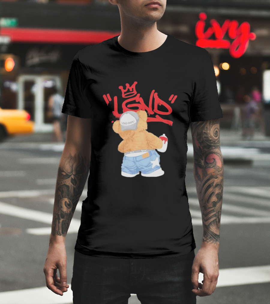 Tagger Bear LGND Lord Supply Graffiti T-Shirt