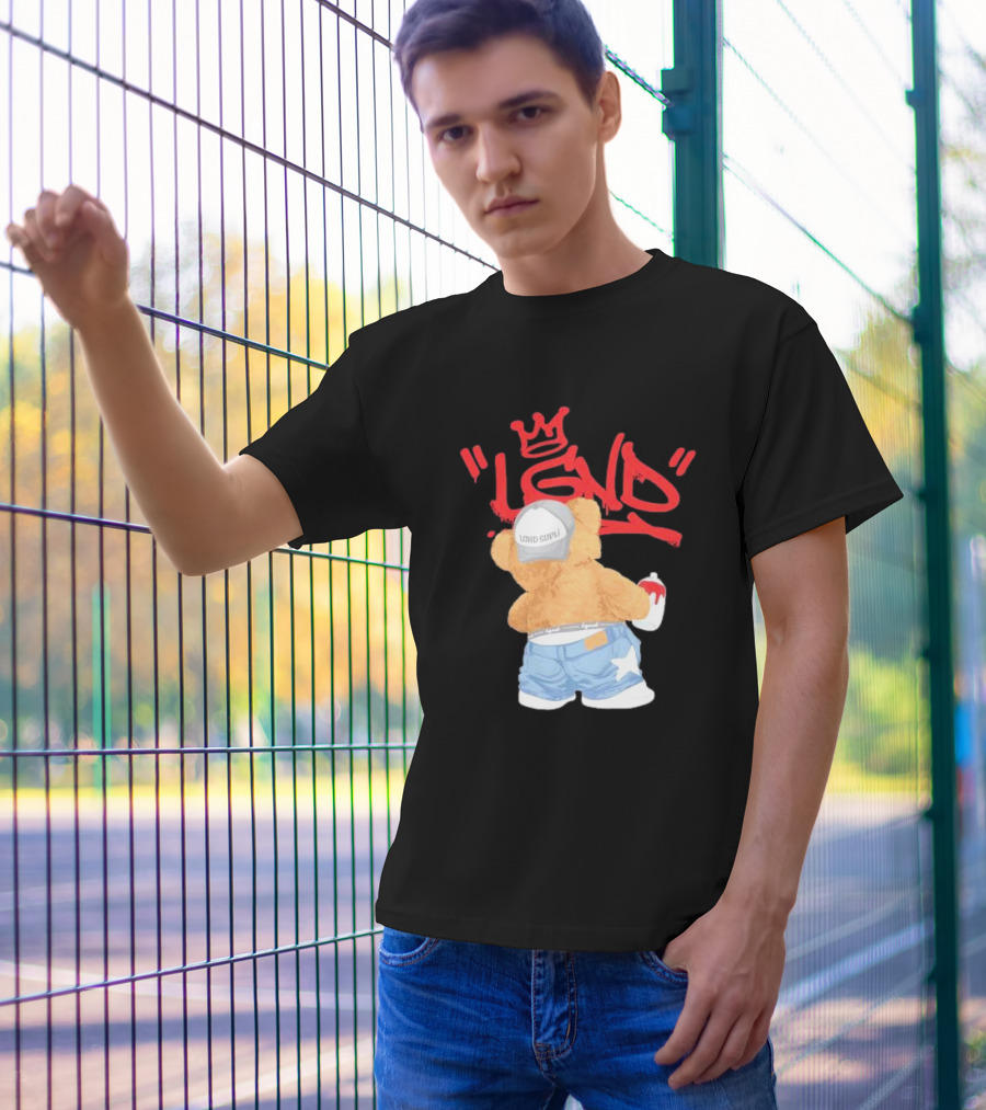 Tagger Bear LGND Lord Supply Graffiti T-Shirt