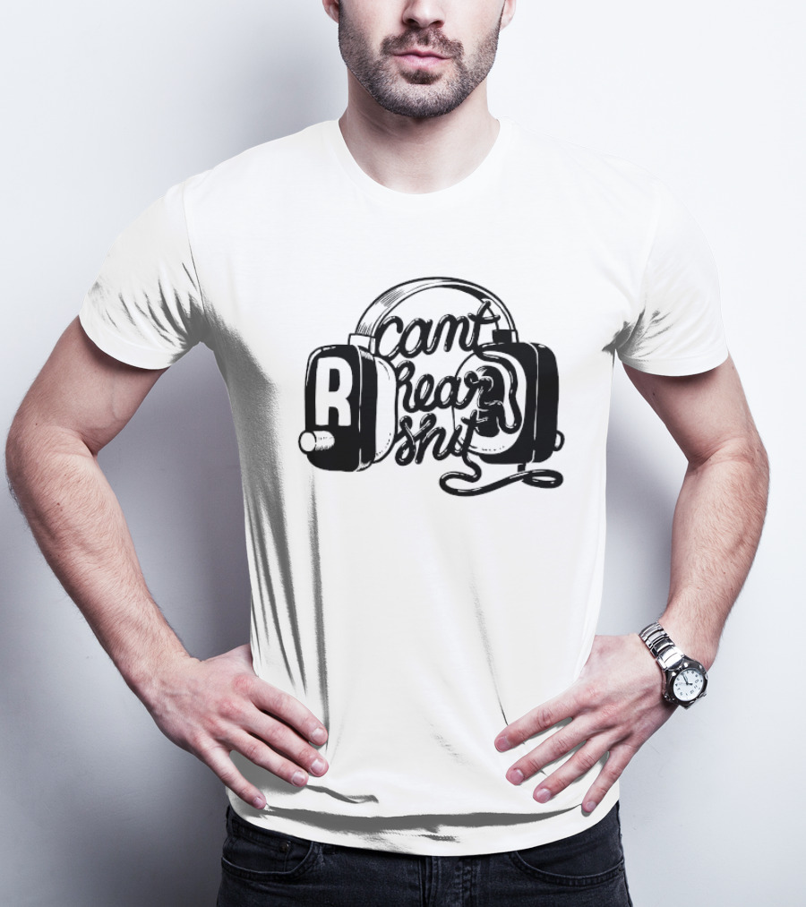 Can't Hear Shit DJ Westbam Headphone T-Shirt