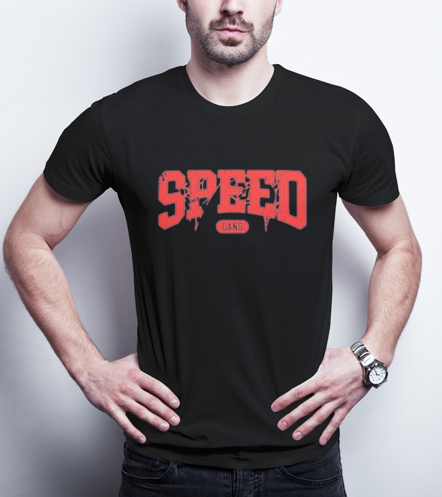 Speed Gang Spider Letters T-Shirt