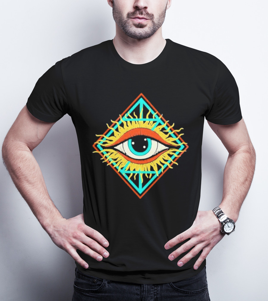 Diamond Eye Zingara Sunburst Geometric T-Shirt
