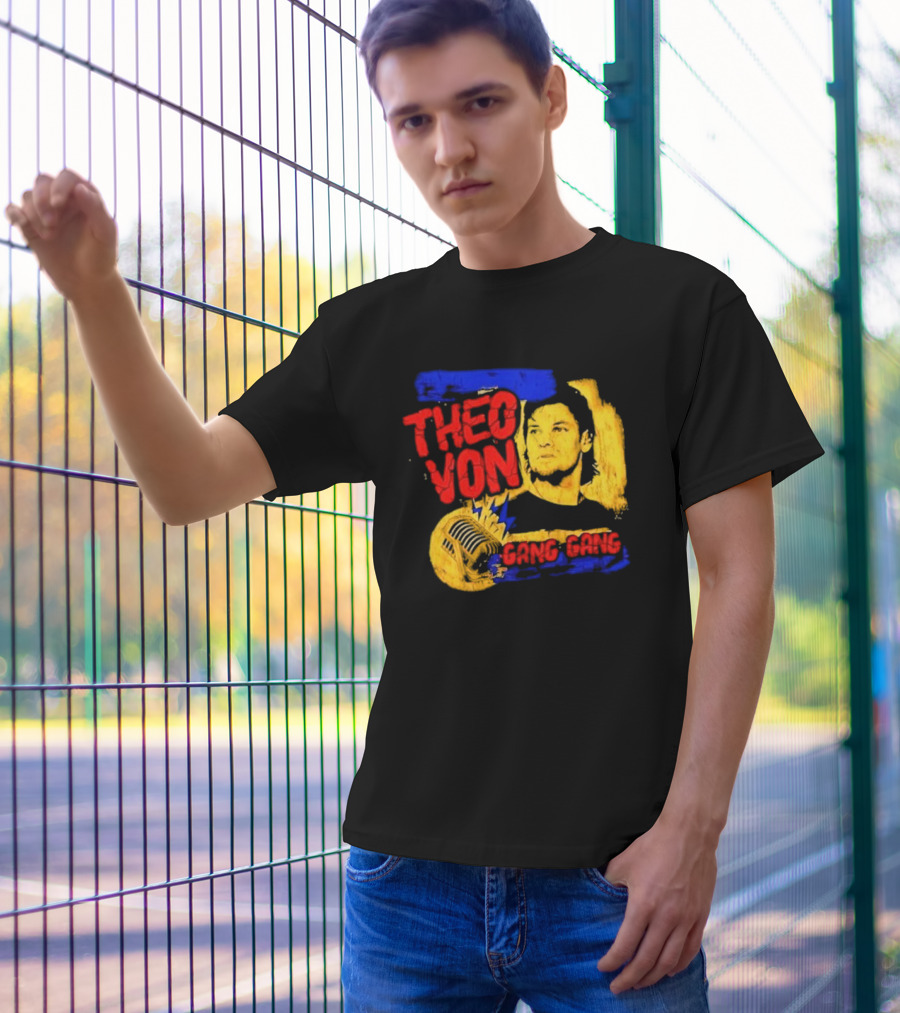 Theo Von Gang Gang 90s Pepper Mic T-Shirt