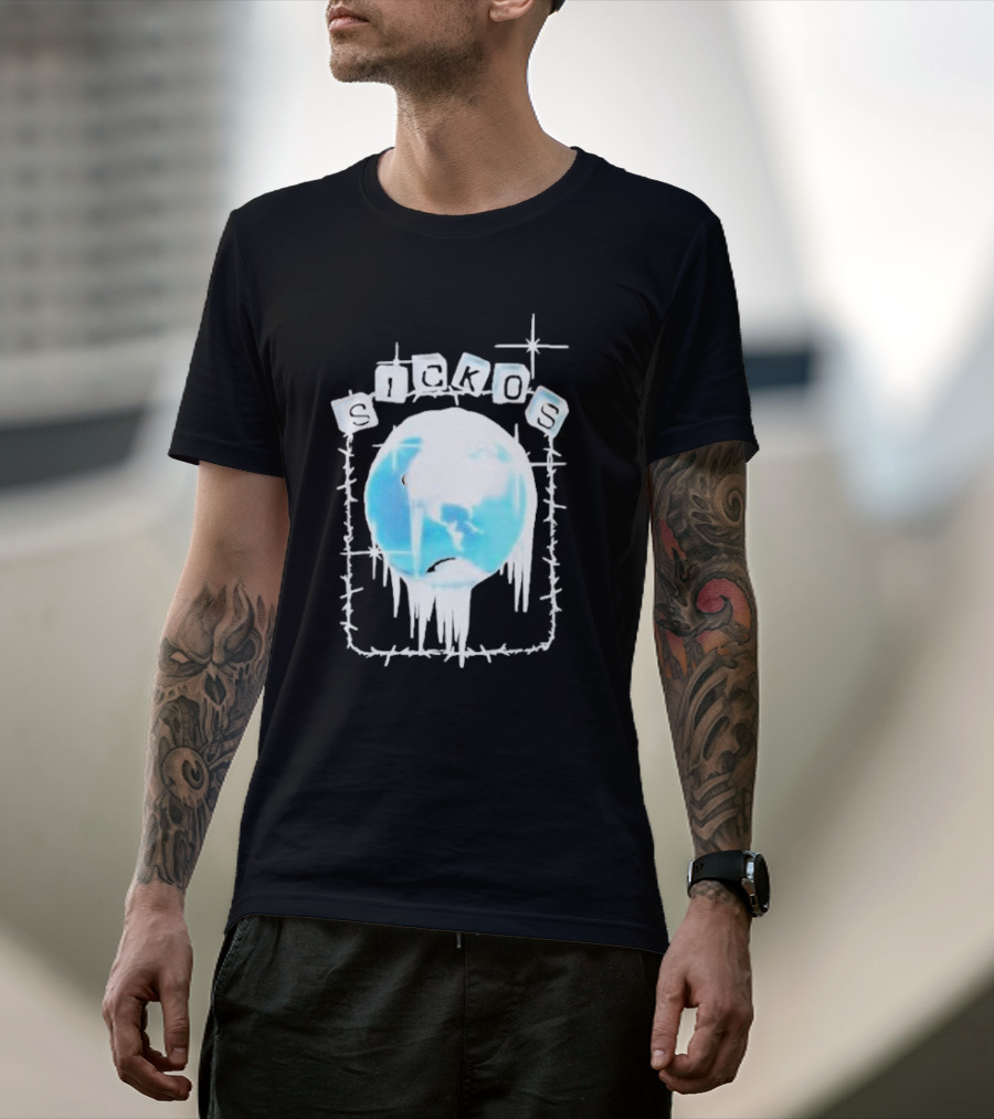 Sickos Ice World Frozen Barbed Wire T-Shirt