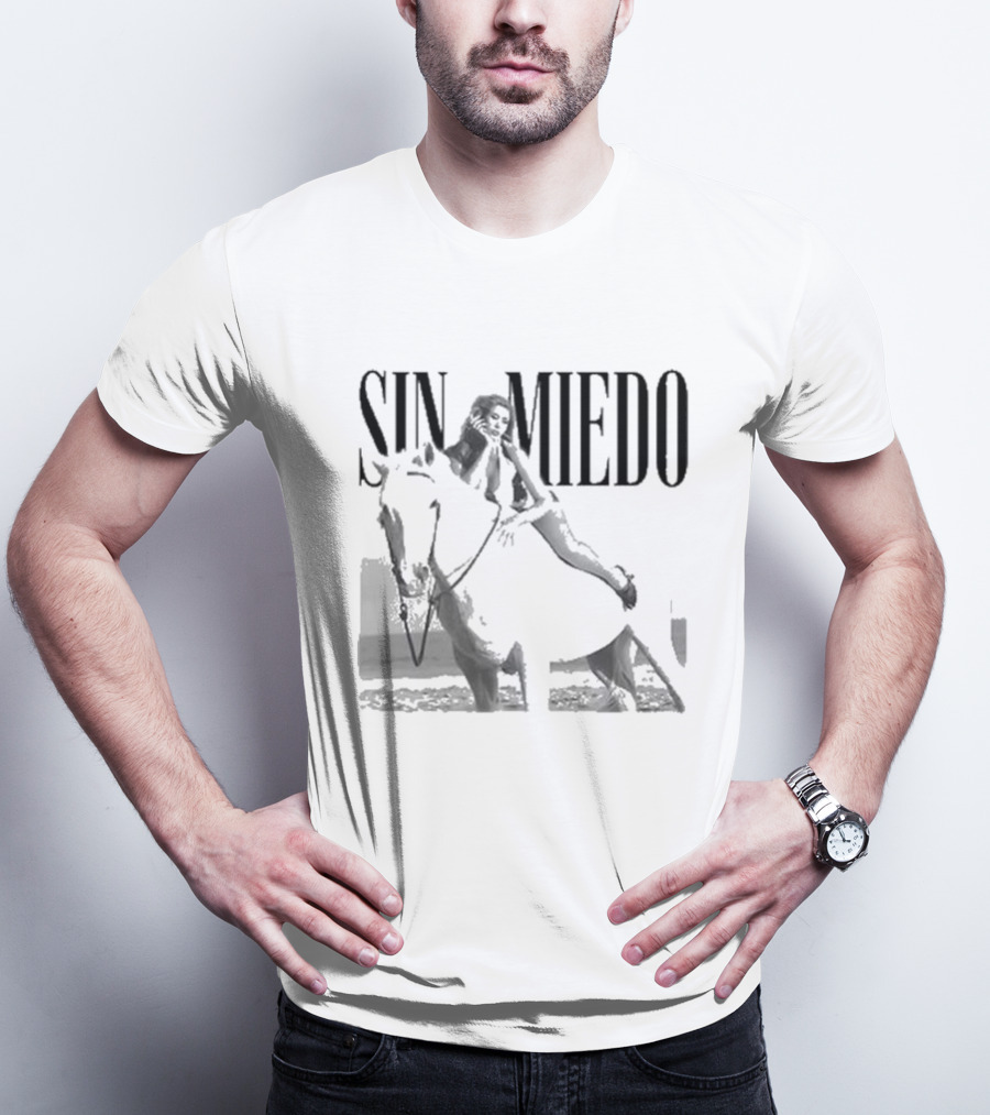 Sin Miedo Woman On Horse Equestrian T-Shirt