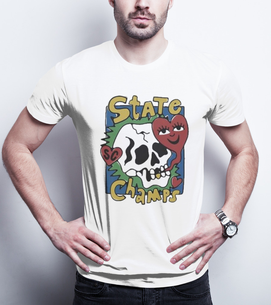 State Champs SC Skull Heart T-Shirt