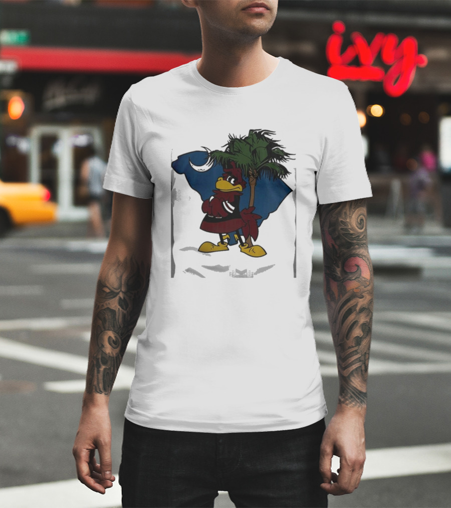 South Carolina Gamecocks Football Palmetto Moon Rooster T-Shirt