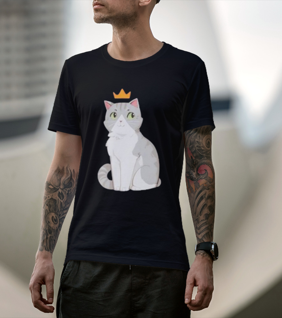 Goodtimeswithscar Jellie Cat With Crown T-Shirt