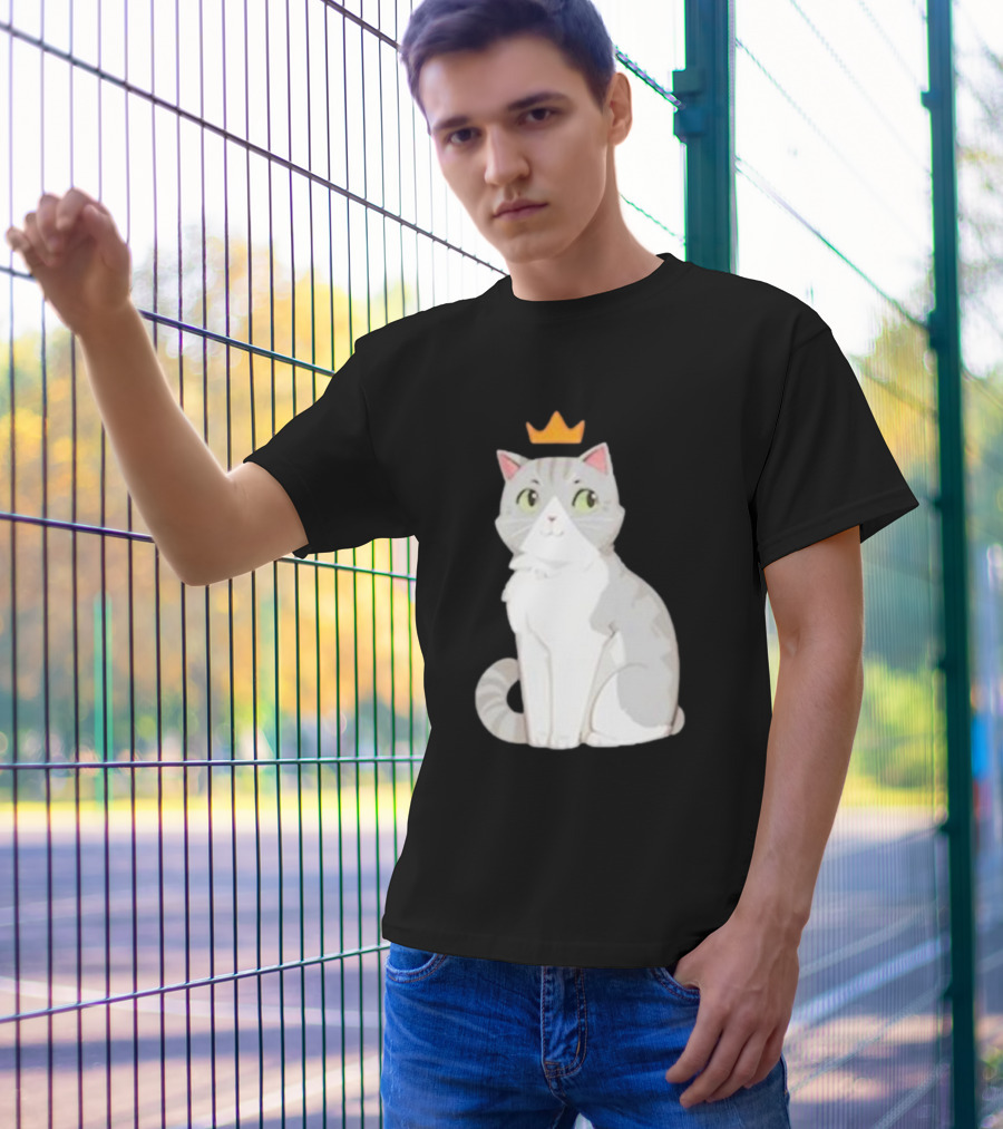 Goodtimeswithscar Jellie Cat With Crown T-Shirt
