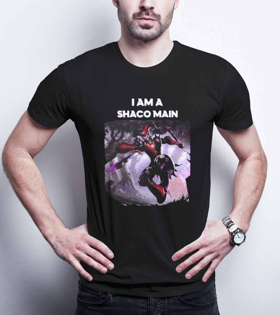 I Am A Shaco Main Why So Serious League Of Legends Character Joker T-Shirt