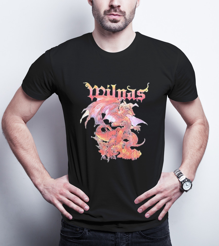 Wilnas Dragon Heavy Metal Fantasy T-Shirt
