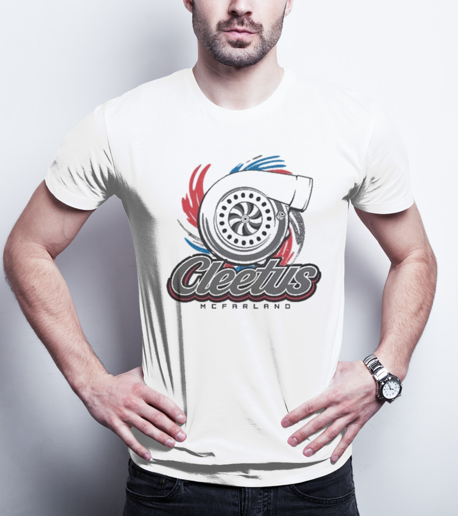 Cleetus Mcfarland Turbocharger Logo Cleetus Turbo T-Shirt