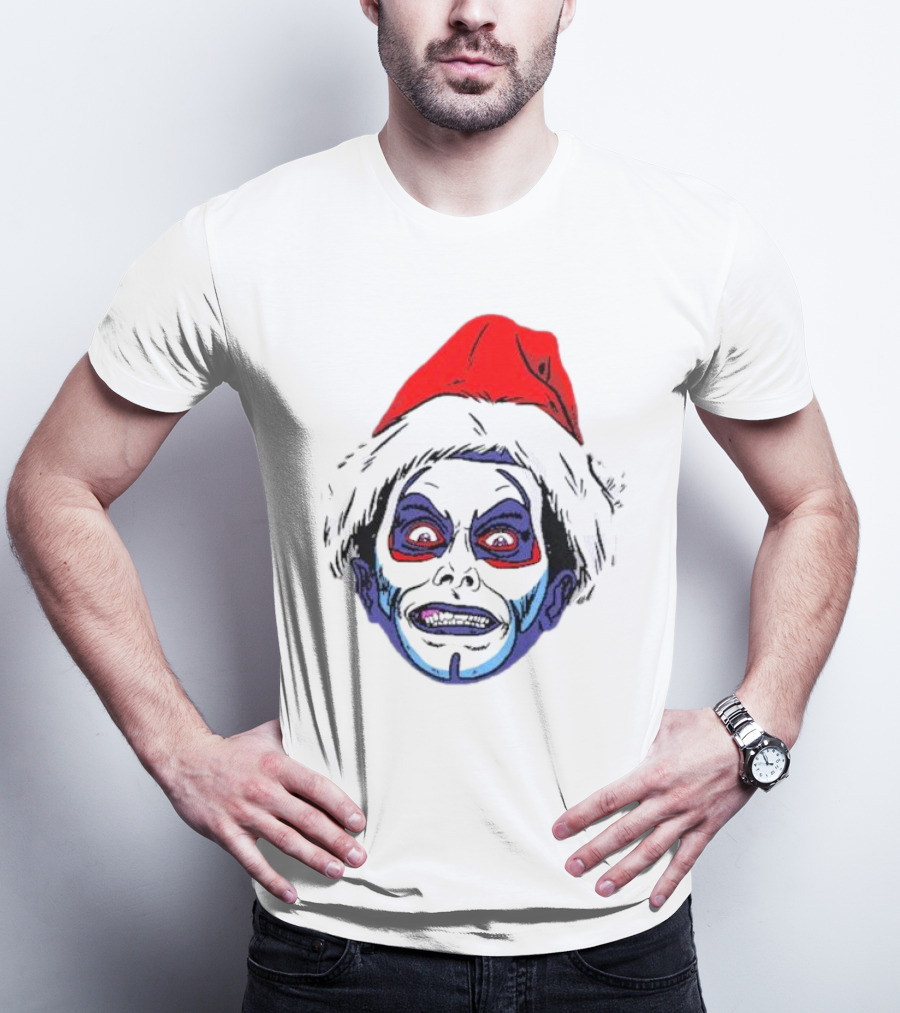 Danhausen Christmashausen Santa Face T-Shirt