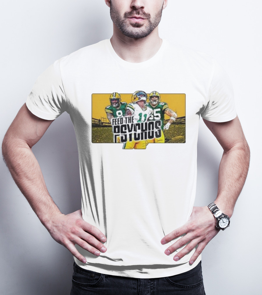 Feed The Psychos Packers Football Trio T-Shirt