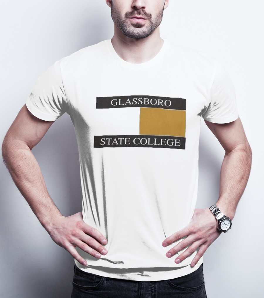 Glassboro State College Black And Gold Block T-Shirt