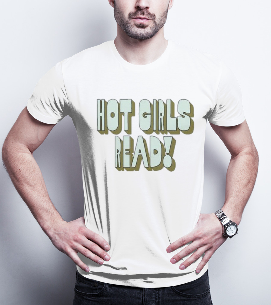 Hot Girls Read Ivory Allie Rose T-Shirt