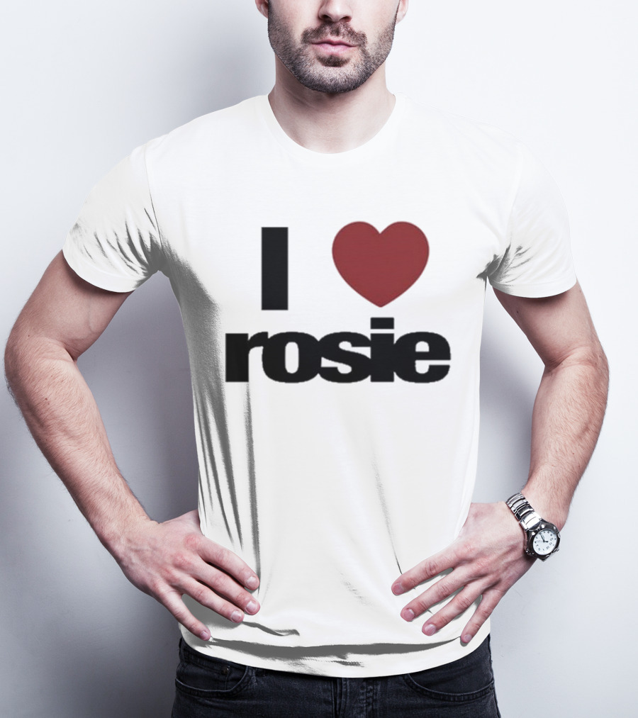 I Love Rosie Heart Text T-Shirt