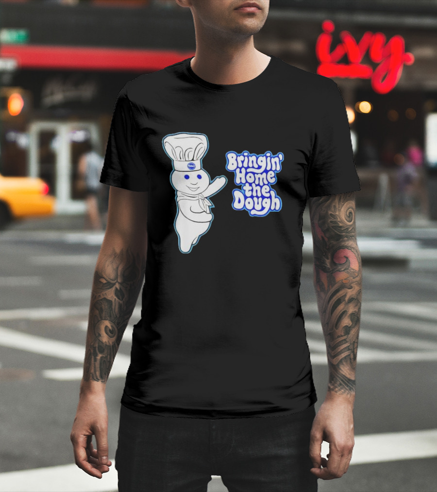 Pillsbury Doughboy Bringin' Home The Dough T-Shirt