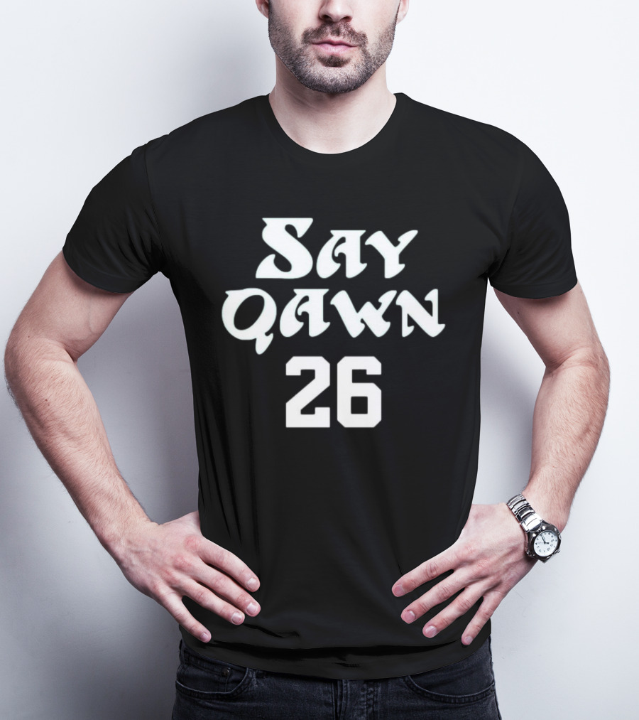 Say Qawn 26 Saquon Barkley Football Fan T-Shirt