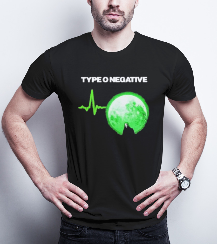 TYPE O NEGATIVE Green Moon Heartbeat T-Shirt