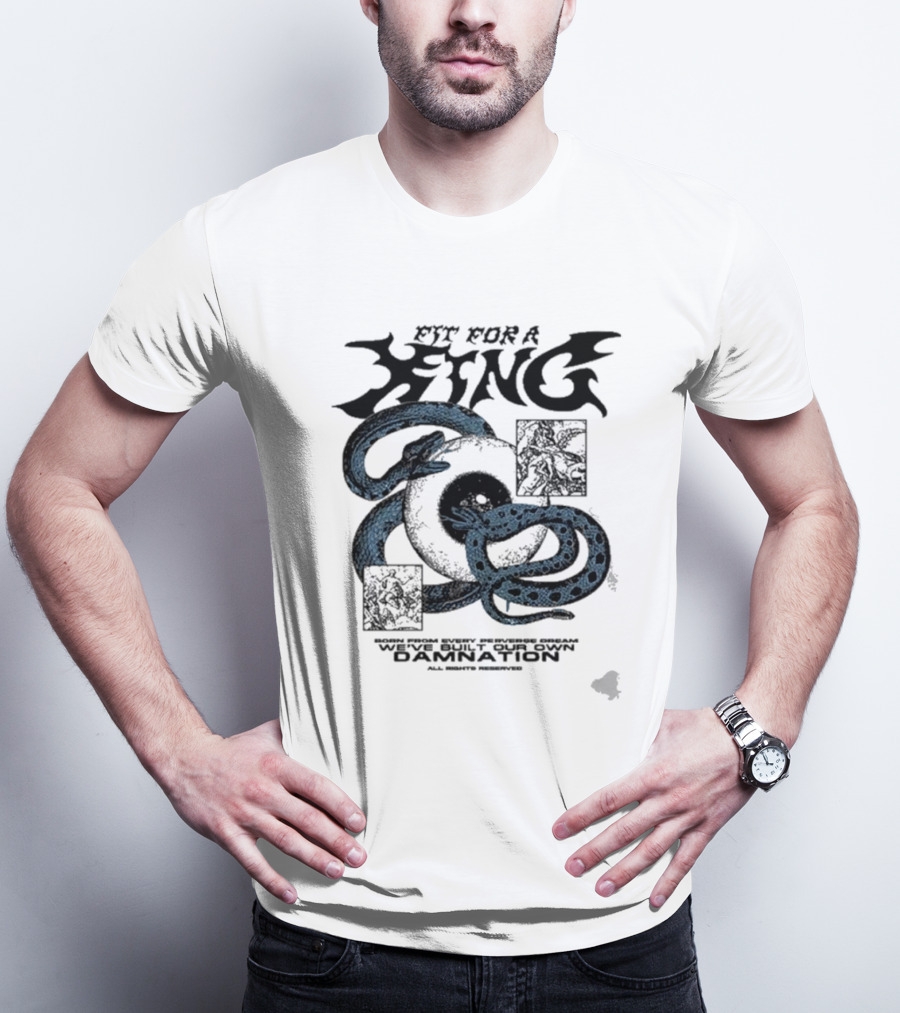Fit For A King Snake Eyeball Born From Every Precious Dream Damnation T-Shirt