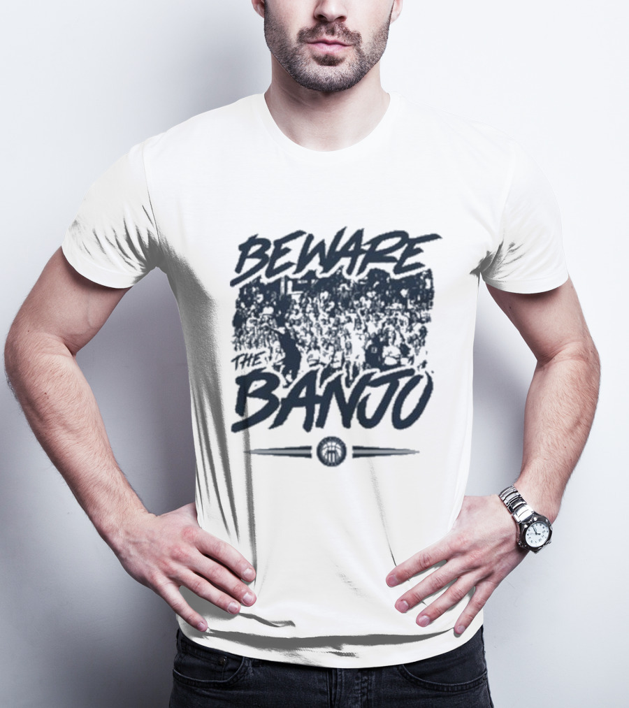 Two Rivers Trust Beware The Banjo Basketball Warning T-Shirt