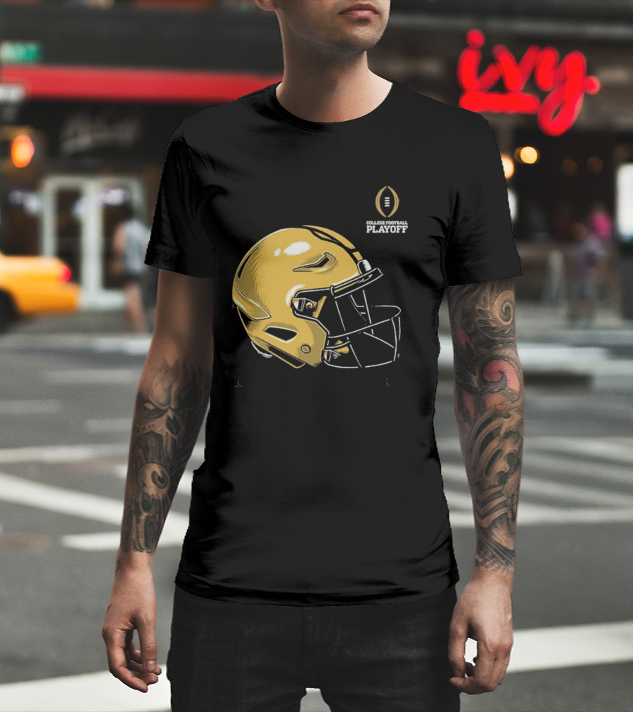 Notre Dame Fighting Irish College Football Playoff 2025 Helmet Iconic T-Shirt